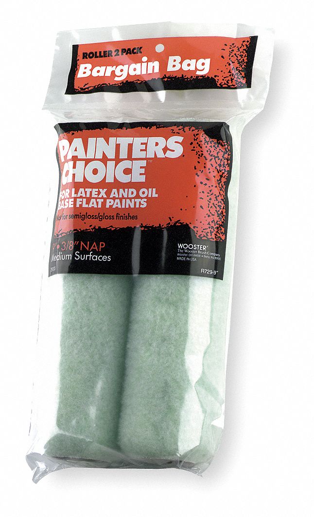 Paint Roller Cover, PK 2 - Grainger