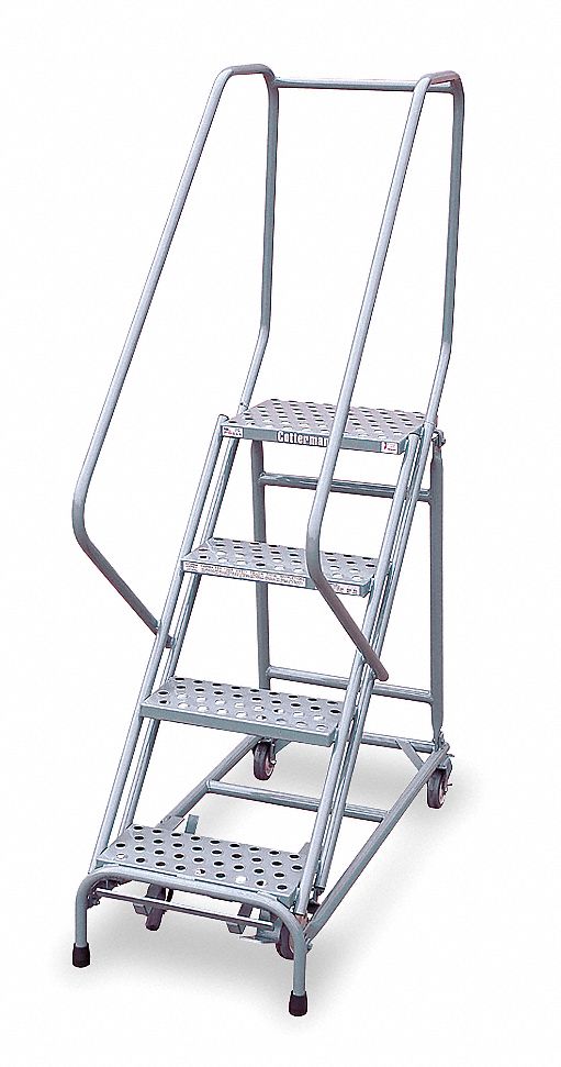 Rolling Ladder,,Hndrl,Platfm 40 In. H - Grainger