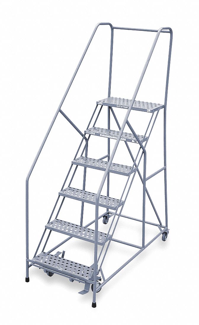 COTTERMAN, 5 ft Platform Ht, Assembled, Rolling Ladder - 3UY25 ... COTTERMAN, 5 ft Platform Ht, Assembled, Rolling Ladder - 3UY25 ...
