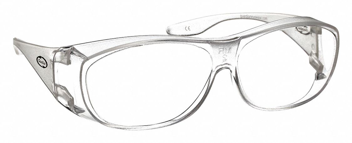 GUARDIAN, Clear Lens, Clear Frame, Safety Glasses - 3UYA6|25G66HS ...