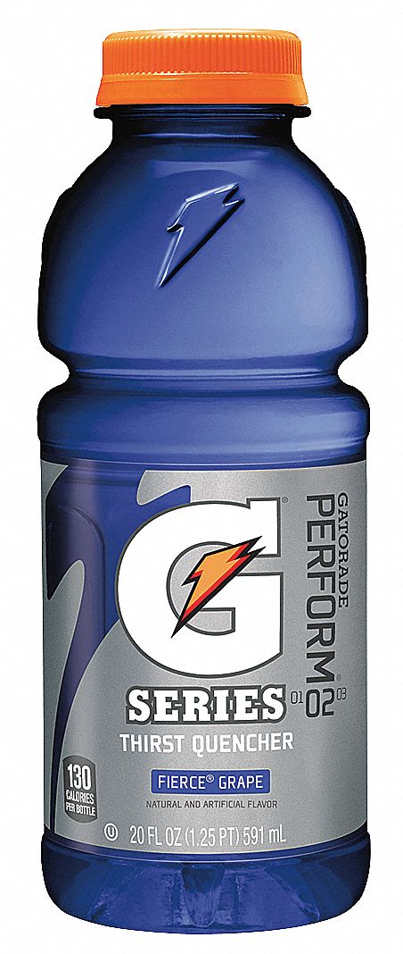 GATORADE, Fierce Grape, Single-Serve, Sports Drink - 3UYU5|32482 - Grainger