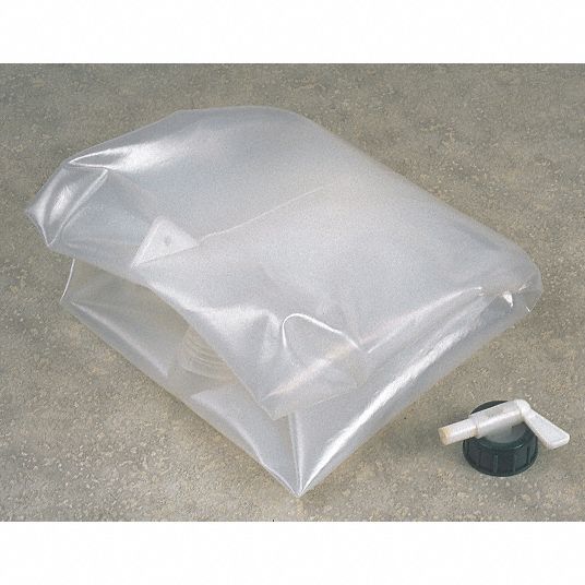 Clear, 5 gal Capacity, Collapsible Water Jug - 3UZK3|2000038216 - Grainger