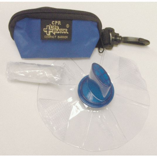 CPR Barrier, 1 People Served, Number of Components 1, Nylon, 3" Height ...