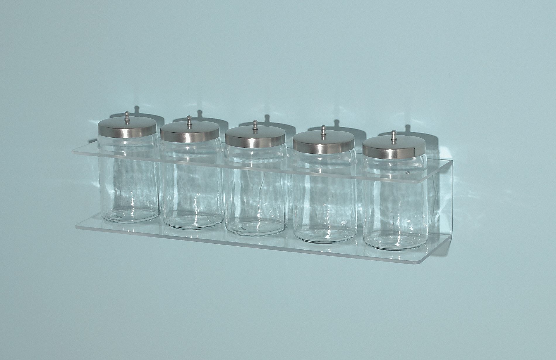 Acrylic, Clear, Sundry Jar Rack - 3UZW6|ASAR061333 - Grainger