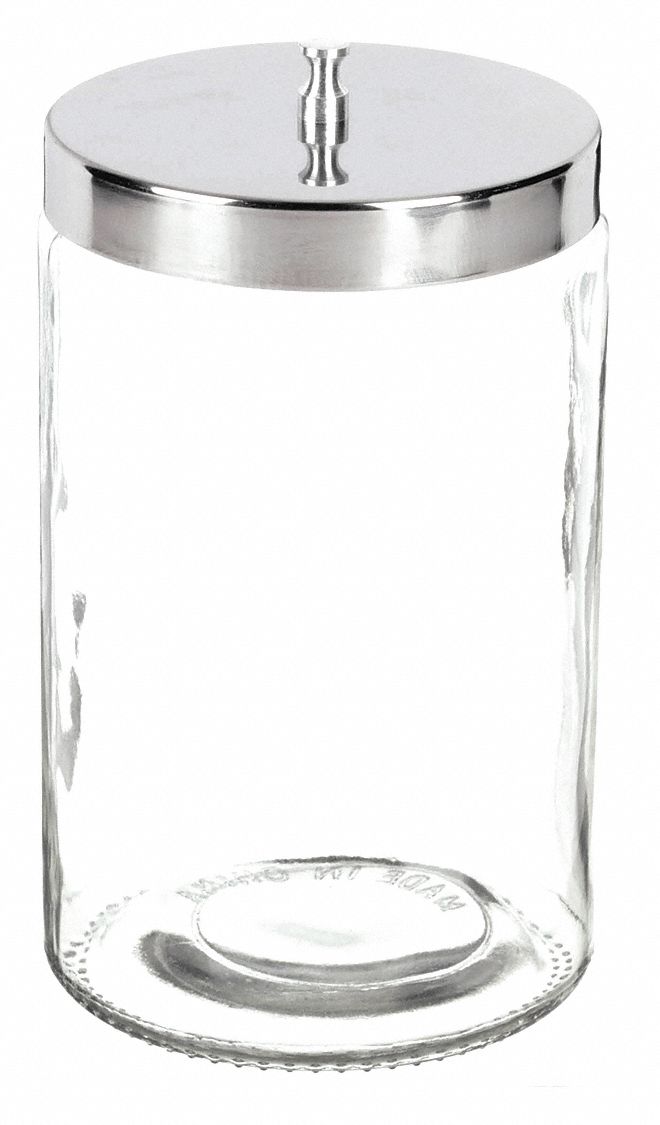6 3/4 in Overall Ht, Unlabeled Sundry Jars - 3UZW7|PUSJ034721 - Grainger