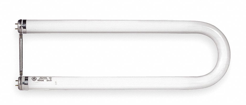 U-Shaped Fluorescent Lamp, T12, Medium Bi-Pin (G13), Lumens 2350, 3000 ...