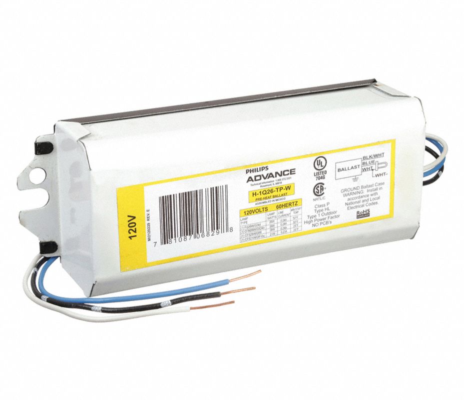 ADVANCE Balastro CFL Fluorescente Compacto, Voltaje del Balastro de 120 ...