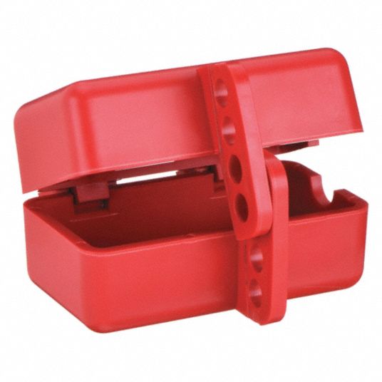 BRADY, For 1/2 in Max Cord Dia, Red, Plug Lockout - 3VAF3|PLO25E - Grainger