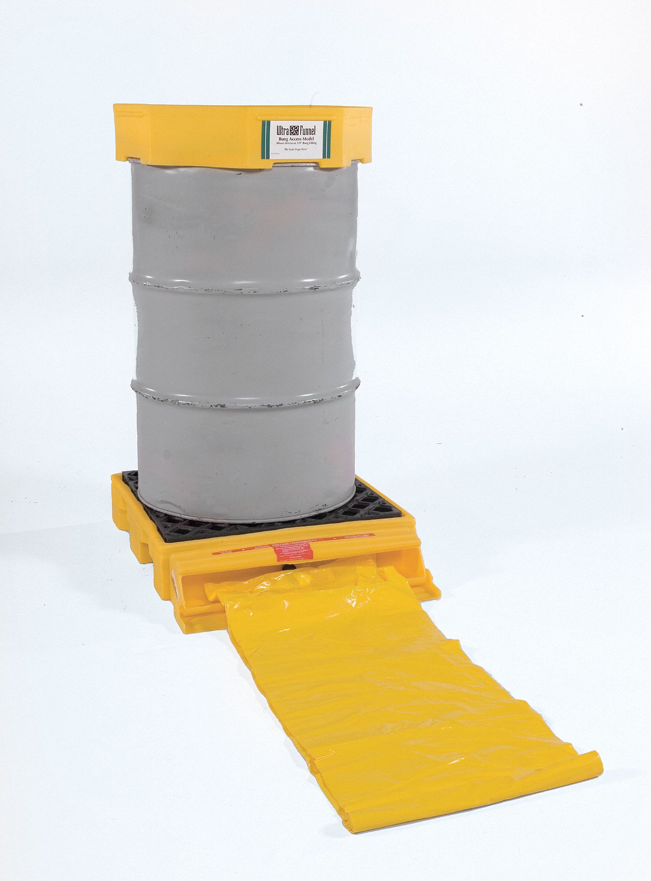 ULTRATECH Drum Spill Containment Pallet: For 1 Drums, 77 gal Spill ...