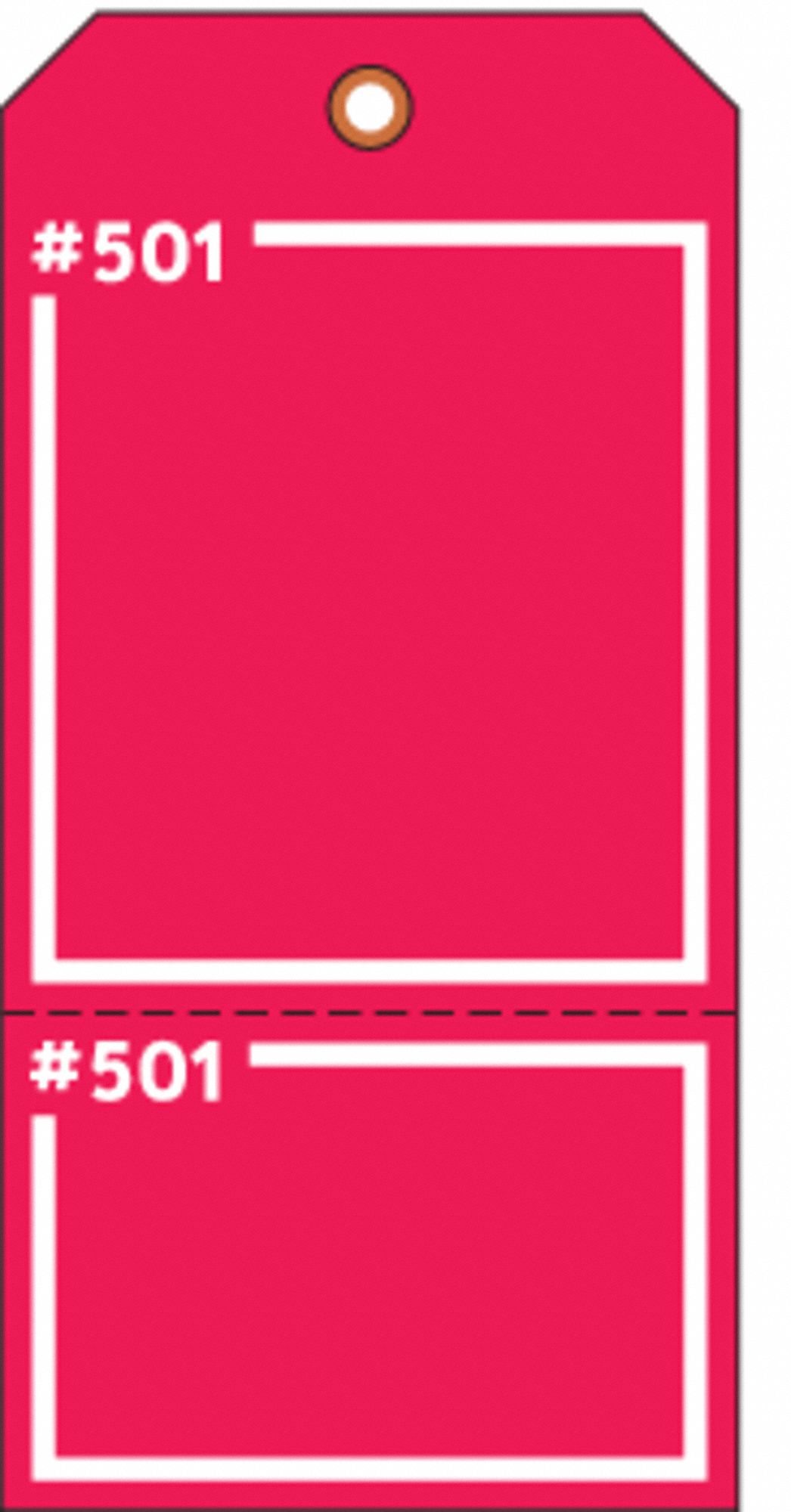 2 7/8 in Wd, 5 3/4 in Ht, Tag - 3VCX3|Y602703 - Grainger