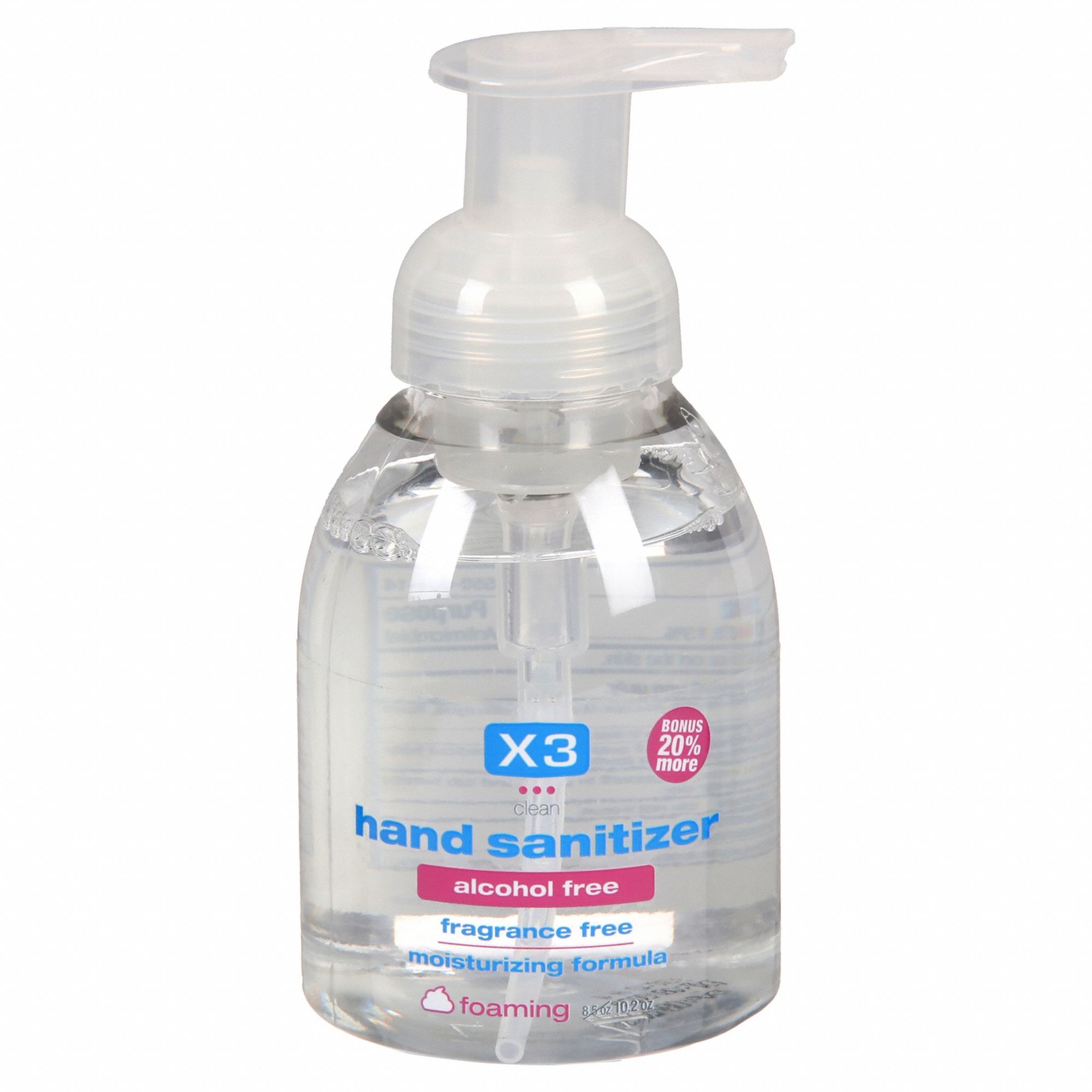 X3 CLEAN, Foam, Pump Bottle, Hand Sanitizer - 3VDF4|10010 - Grainger