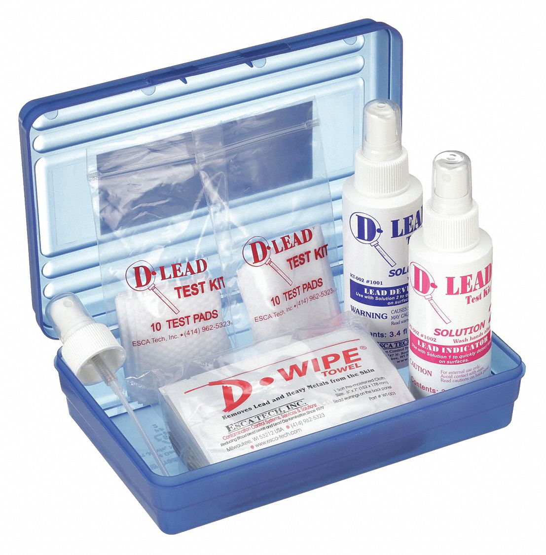 ESCA TECH, Lead, 120 Tests, Test Kit - 3VDJ6|KT002 - Grainger