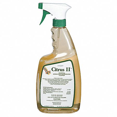 CITRUS II, Trigger Spray Bottle, Ready to Use, Deodorizing Cleaner ...