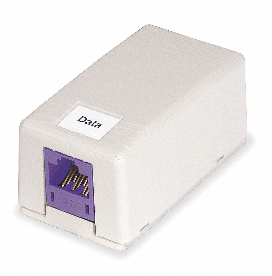 HUBBELL PREMISE WIRING, Keystone, Keystone Connector, Surface Mount Box ...