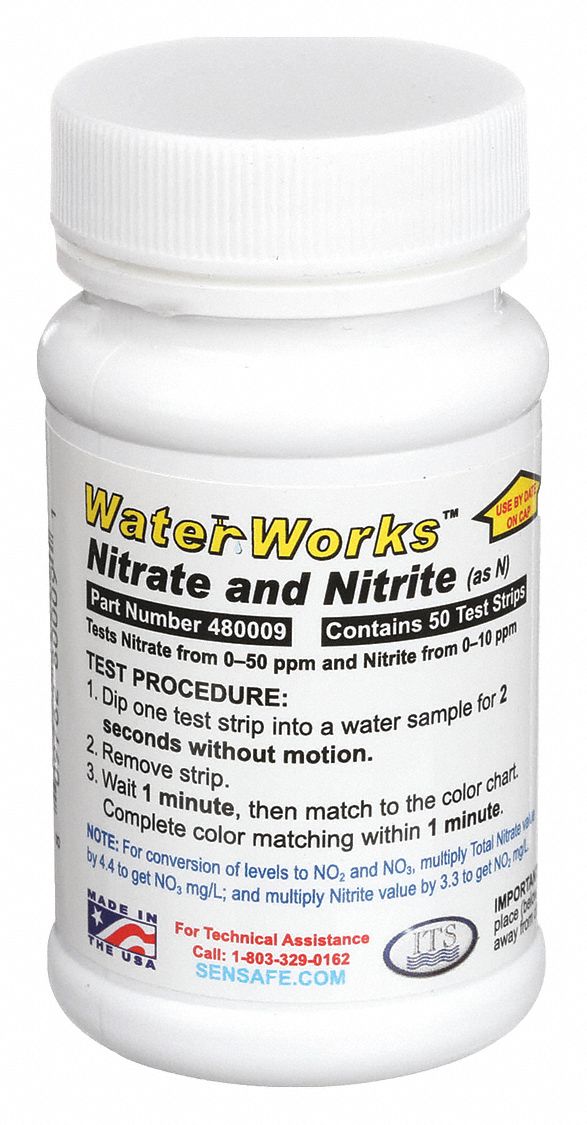 INDUSTRIAL TEST SYSTEMS, Nitrate/Nitrite, 0 to 10 ppm Nitrite/0 to 50 ...