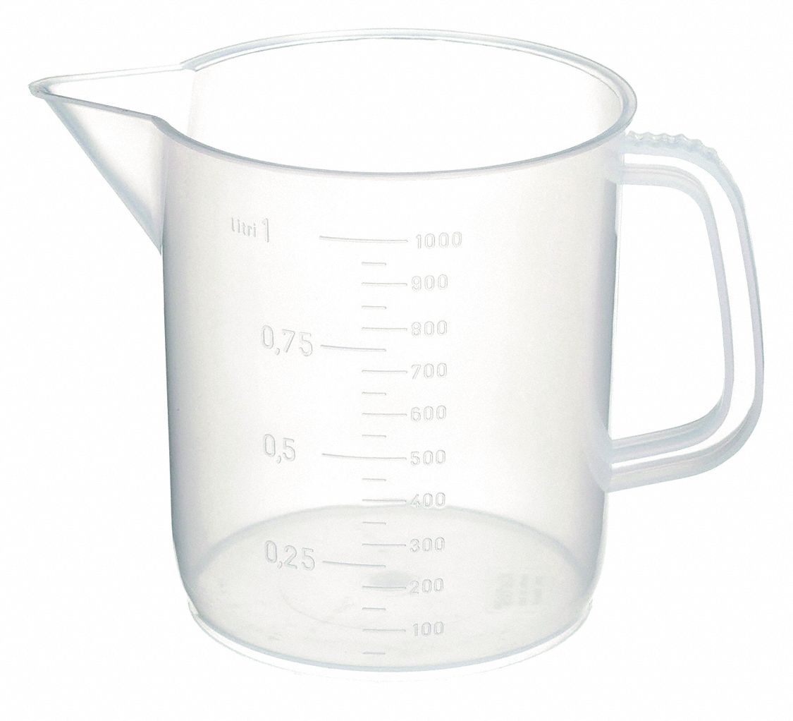 Low Form with Handle, 1 L Capacity - mL, Beaker - 3VEY3|326495-1000 ...