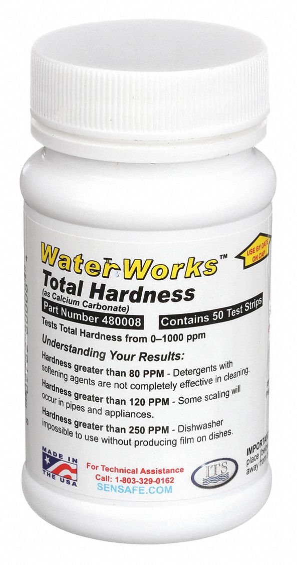 INDUSTRIAL TEST SYSTEMS, 0 to 1,000 ppm Total Hardness, Total Hardness ...