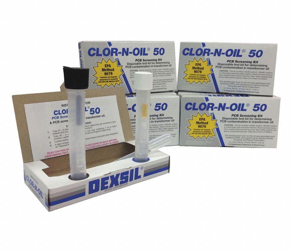 CLOR-N-OIL Juego PCB p/Pruebas,Rango 50 ppm,PQ10 - 3VFG1 | CL050SG-10 ...