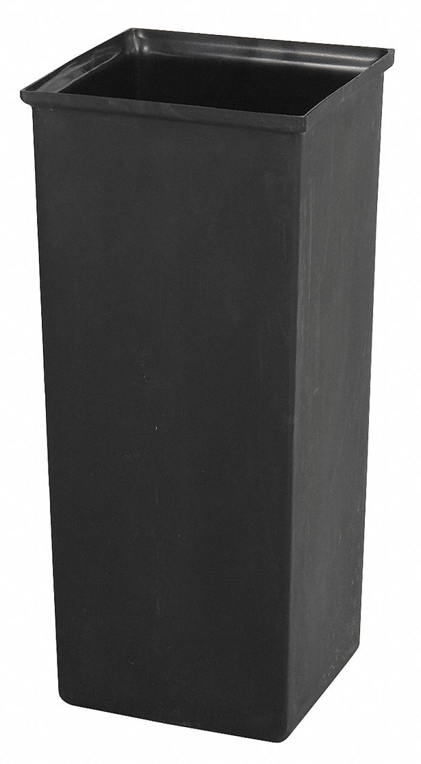 SAFCO, Square, Black, Rigid Liner - 3VNY4|9668 - Grainger