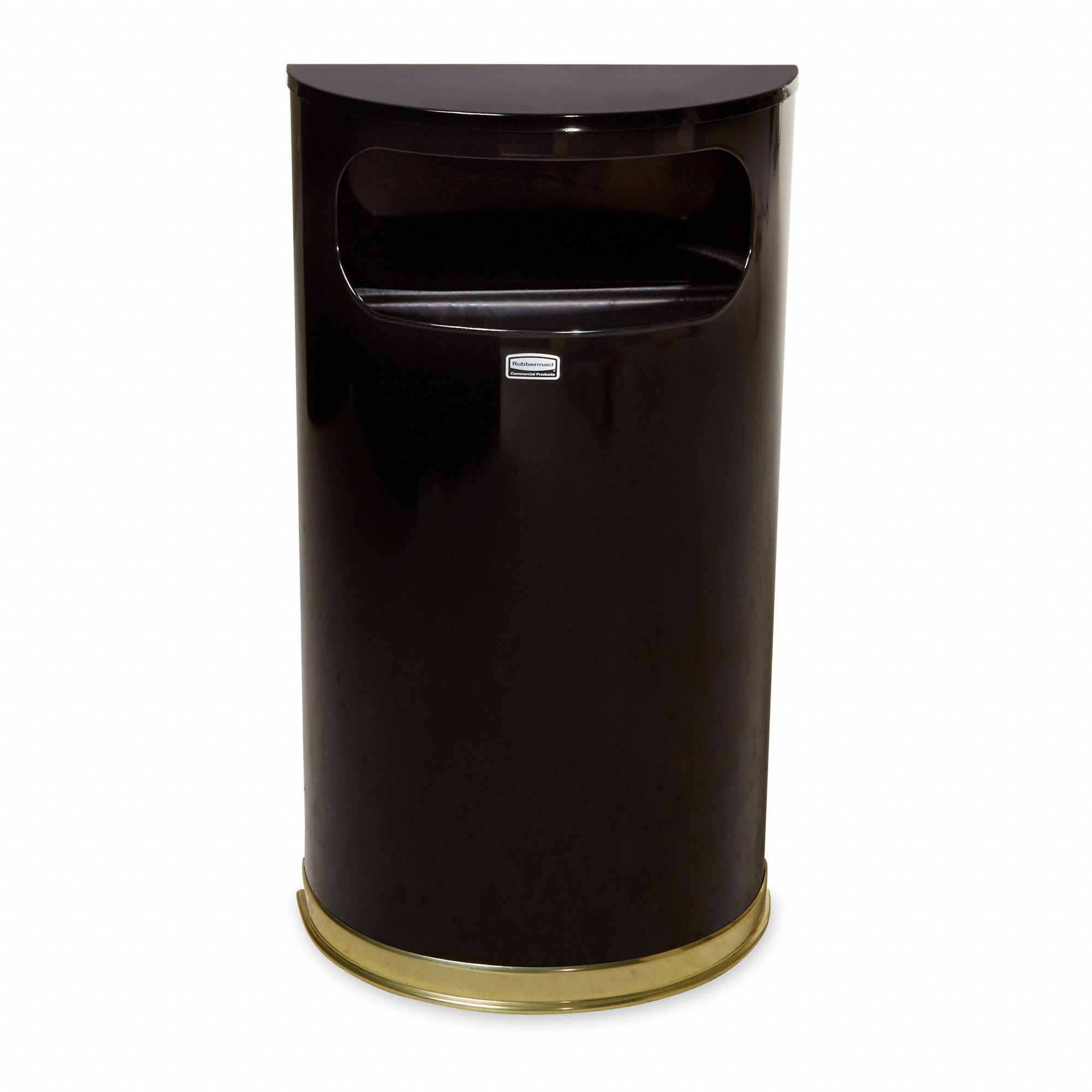 RUBBERMAID COMMERCIAL PRODUCTS Fire-Resistant Wastebasket, 9 gal ...