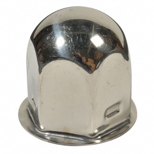 Metric, Brass/Stainless Steel, Jam Nut/Lug Nut Cover - 3VTC5|PNF19LNT ...