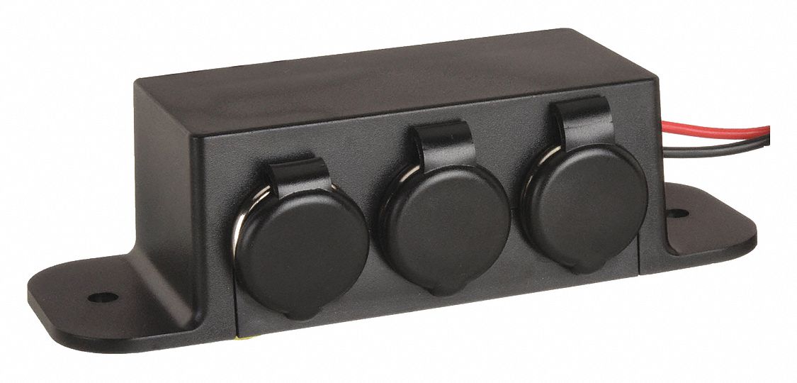 HAMSAR, Power Outlet, 3 Connections, 3-Outlet Multisocket - 3VTE6|3VTE6 ...