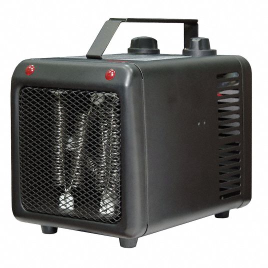 DAYTON Portable Electric Heater: 1000W/1500W, Mechanical Controls ...