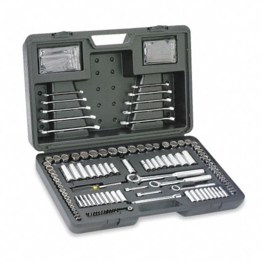BLACKHAWK BY PROTO Socket Set, Drive Size 1/4 in, 3/8 in, 1/2 in ...