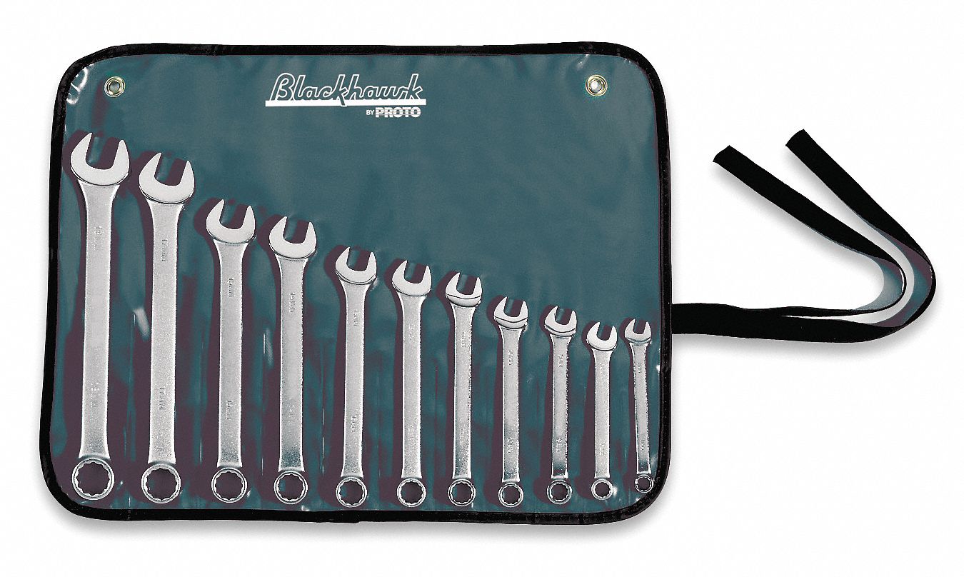 Combination Wrench Set, Satin - Grainger
