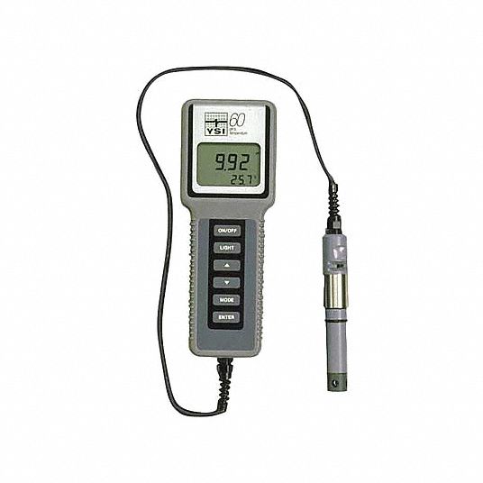 pH Meter 0-14pH +/-0.1 pH 10 Ft Cable - Grainger
