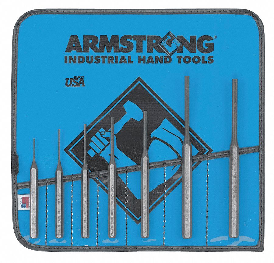 ARMSTRONG Drive Pin Punch Set - 3VYZ9|70-554 - Grainger