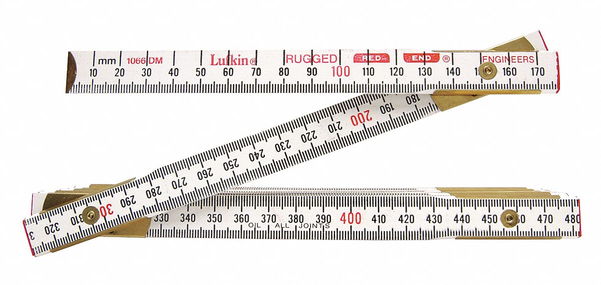 CRESCENT LUFKIN ENGINEER FOLDING WOOD RULER - 4017 - LFK1066DMN ...