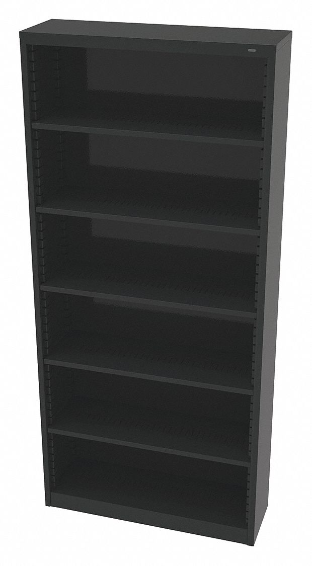 TENNSCO, Black, Steel, Bookcase - 3W085|B8400 - Grainger