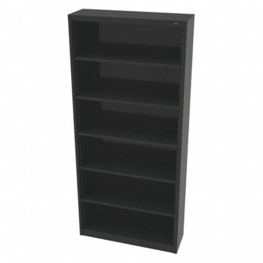 TENNSCO, Black, Steel, Bookcase - 3W085|B8400 - Grainger