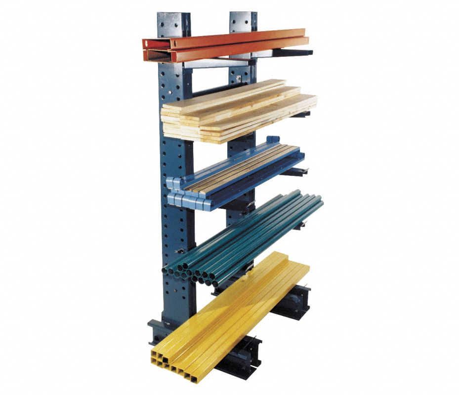 JARKE Rack Cantilever, Acero, Altura Total 12 pies, Ancho Total 81.05 ...