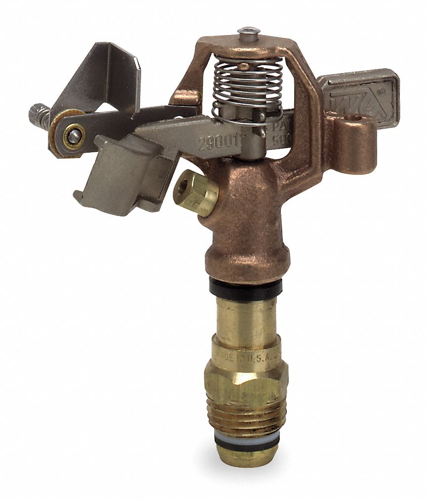 Brass Impact Sprinkler Head - Grainger