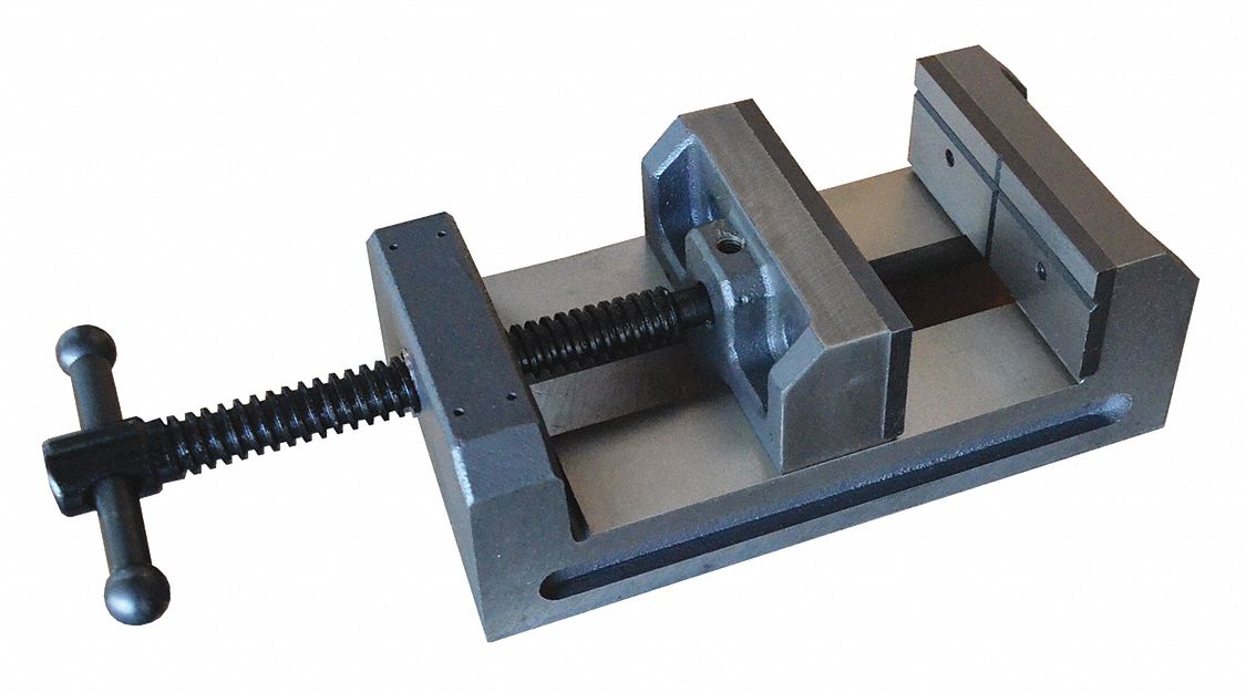 DAYTON, 4 in Jaw Face Wd, 4 in Max Jaw Opening, Machine Vise - 3W761 ...