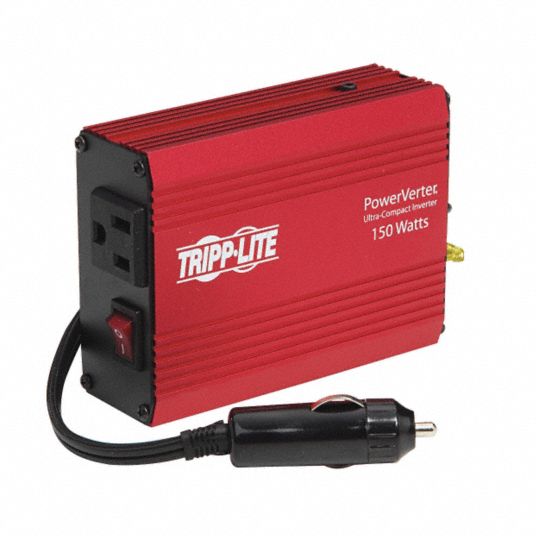 TRIPP LITE Inverter, 120VAC, 12VDC, 150W, 1-Outlet - 3WA15|PV150 - Grainger