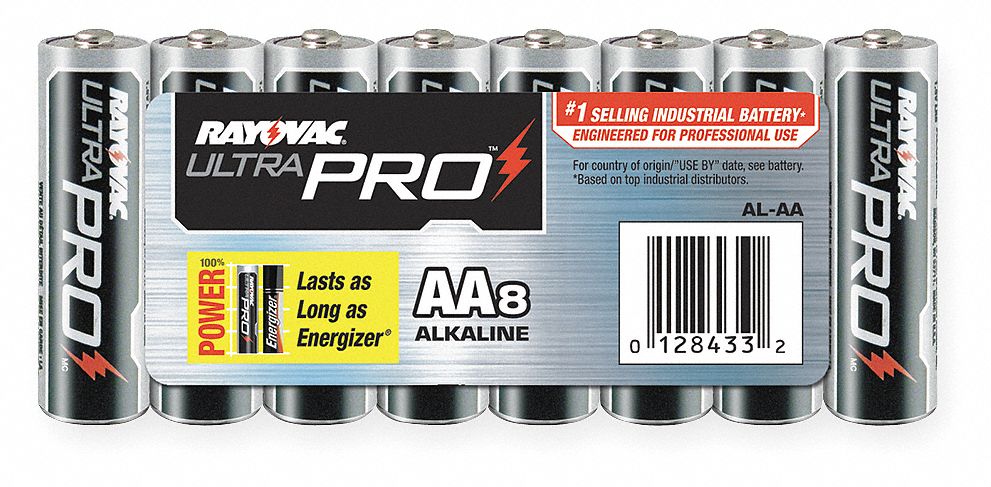 AA, Everyday, Battery - 2V422|AL-AA - Grainger