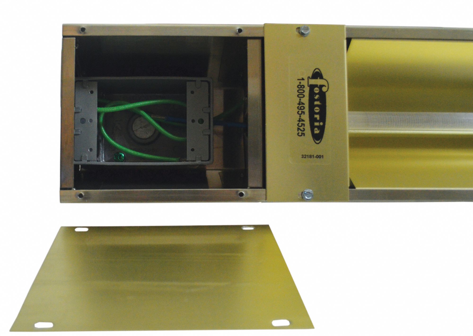 FOSTORIA Electric Infrared Heater: 3000W Watt Output, 240V AC, 1-phase ...