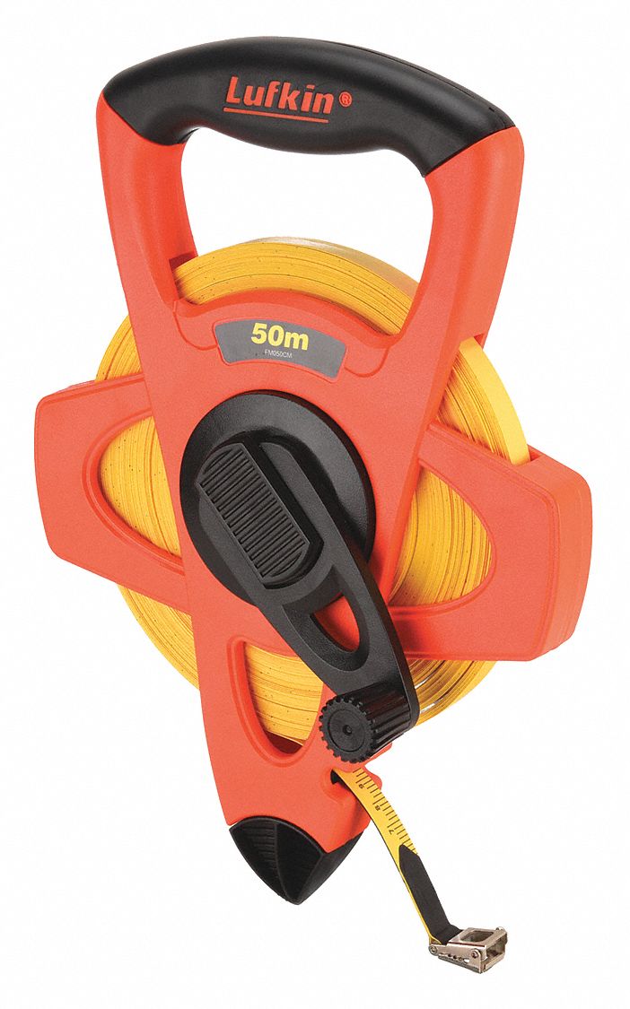 CRESCENT LUFKIN, Metric, Nonmagnetic Single Hook Tip, Long Tape Measure ...