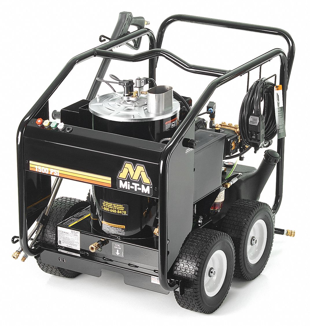 MI-T-M, Cart, 120 V – Single-Phase, Electric Pressure Washer - 3WB94|GH ...