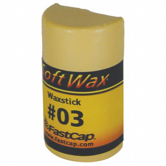 FAST CAP, 1 oz Container Size, Stick, Soft Wax Filler System - 3WDF6 ...