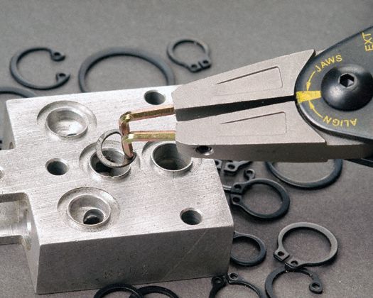 CHANNELLOCK Retaining Ring Plier: External/Internal, For 3/8 in to 2 in ...