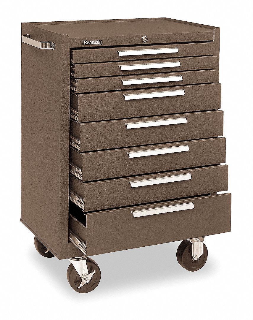 Rolling Cabinet, Number of Drawers 8 - Grainger