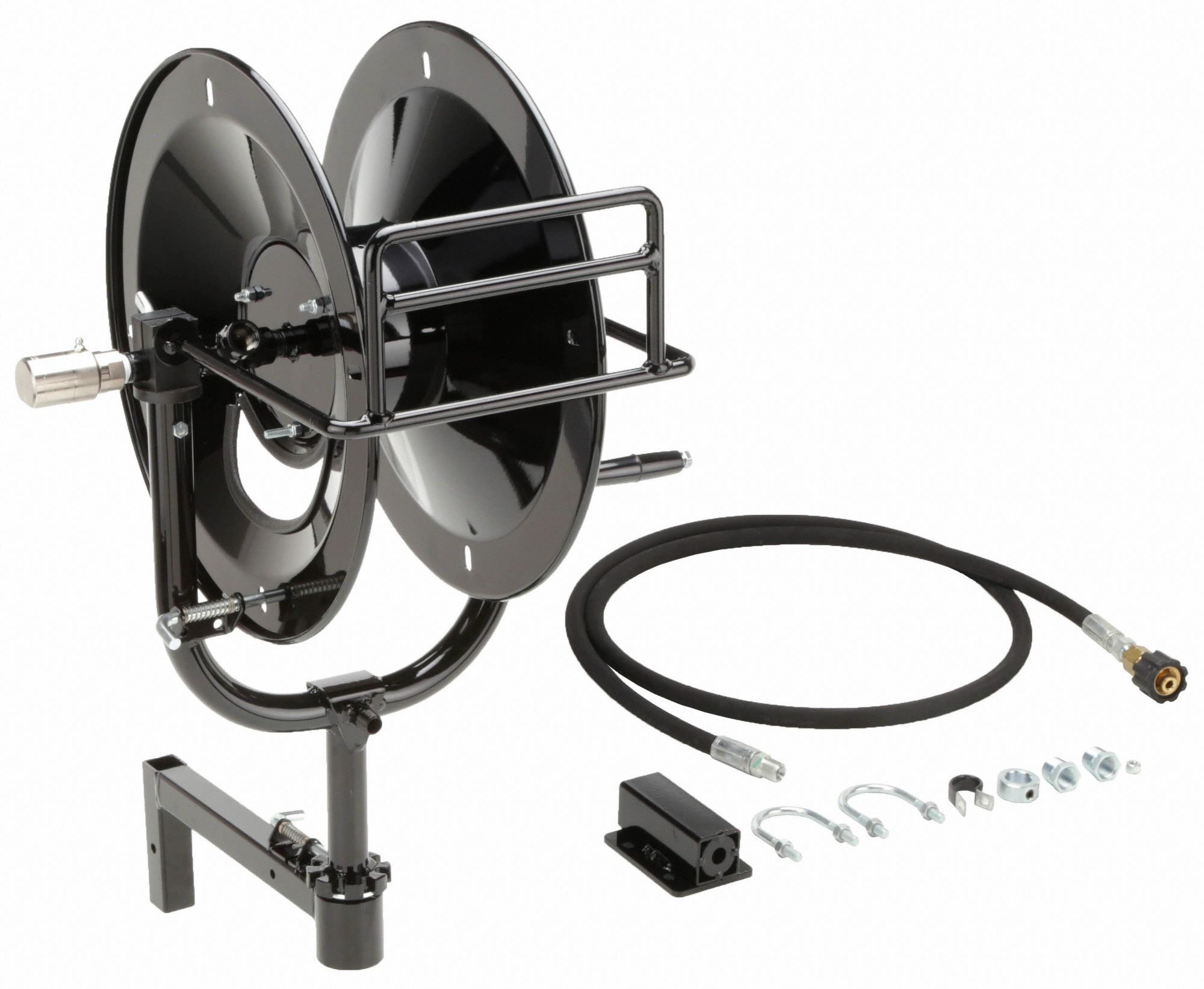 MI-T-M Hand Crank Hose Reel: 150 ft (1 in I.D.), 32 in L x 17 1/2 in W ...