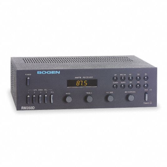 BOGEN AM-FM Receiver, 35 Watts - 3WE83|RM350D - Grainger