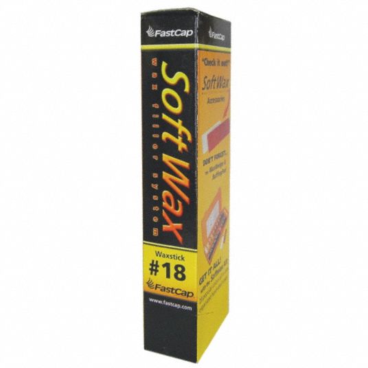 FAST CAP, Soft Wax, 1 oz Container Size, Filler - 3WEA9|WAX18S-10PK ...