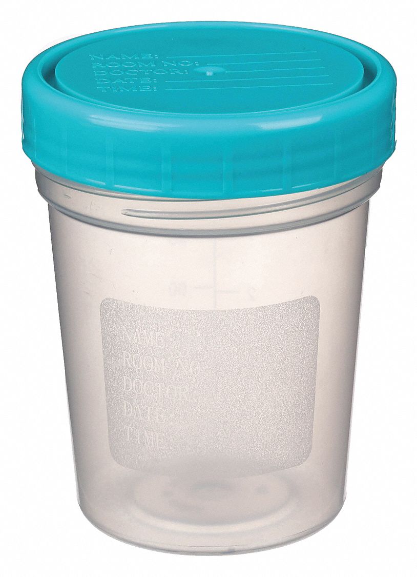 4 Fl Oz Capacity Oz 118 ML Capacity ML Specimen Container 3WEE4