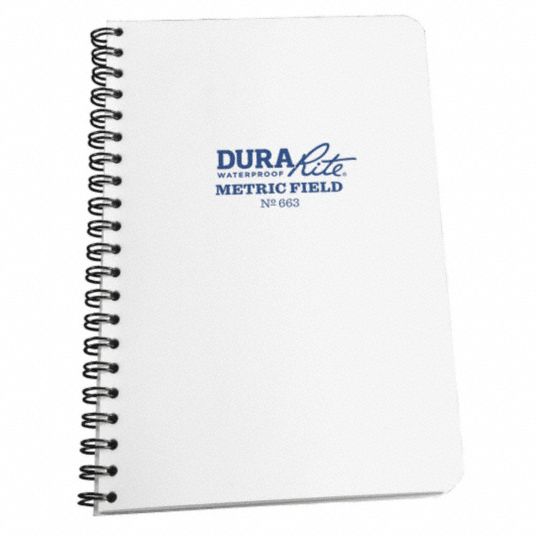 Waterproof Notebook,Metric Field - Grainger